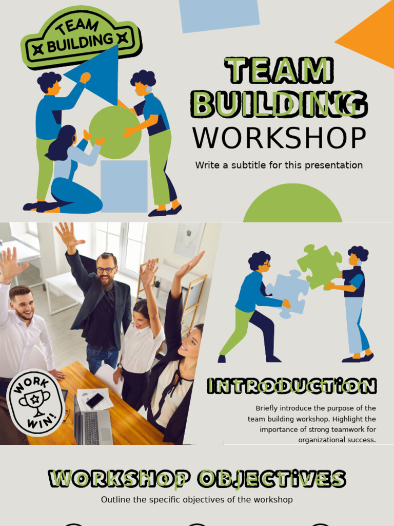 Salinan Modern Illustrative Team Building Workshop | PDF | Human ...