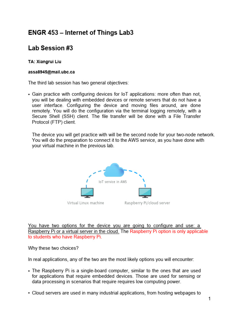Lab 3_2023 | PDF | File Transfer Protocol | Secure Shell