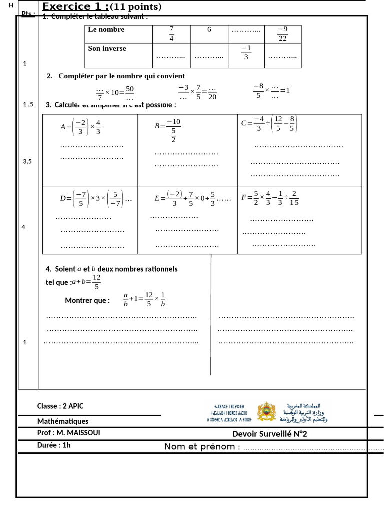Control 2 2 APIC - Copie | PDF