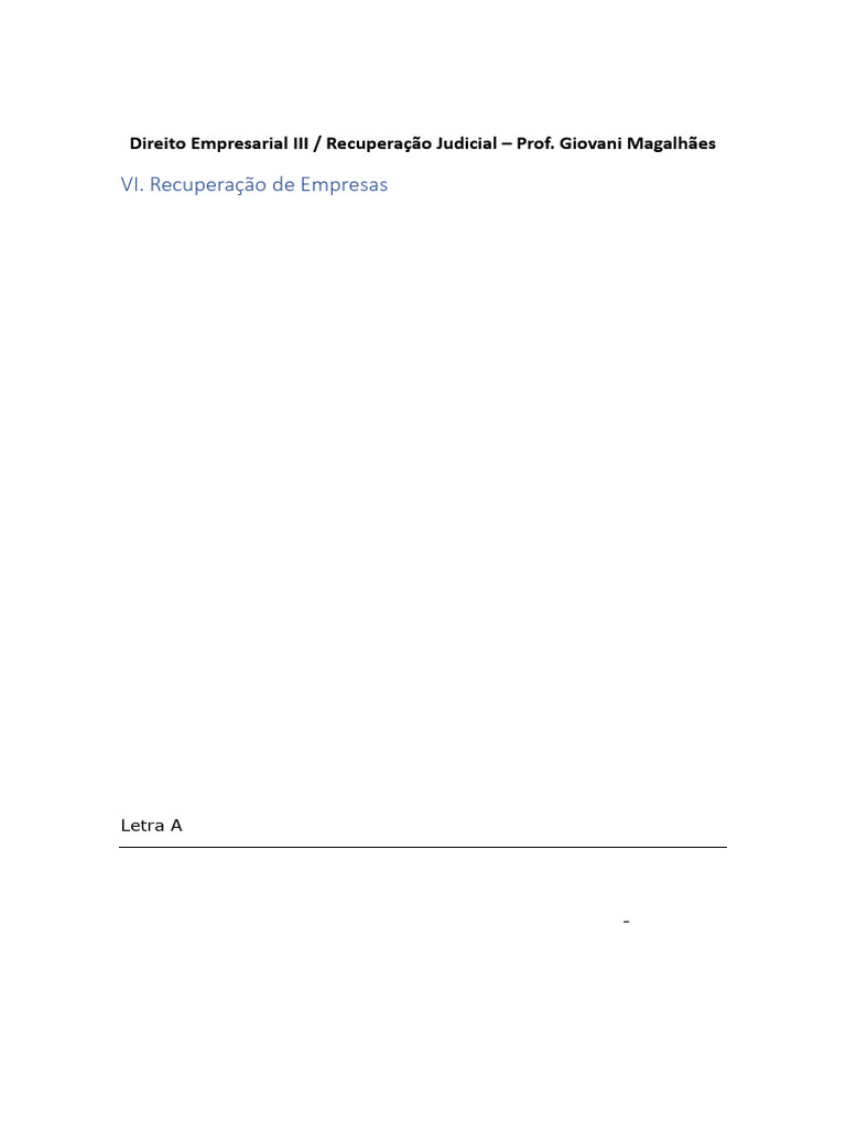Banco de Questões AV3 - EMP III RJ | PDF | Falência | Insolvência