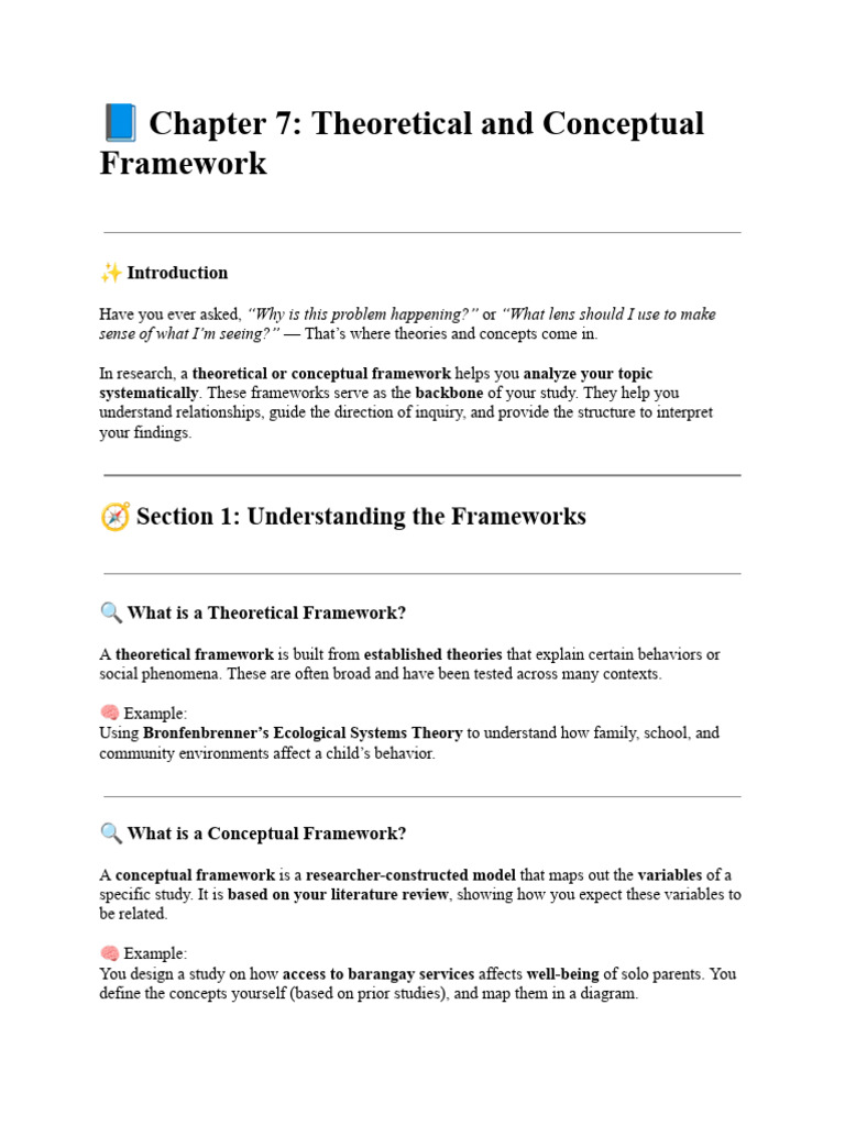 - Chapter 7.Docx | PDF | Theory | Conceptual Model