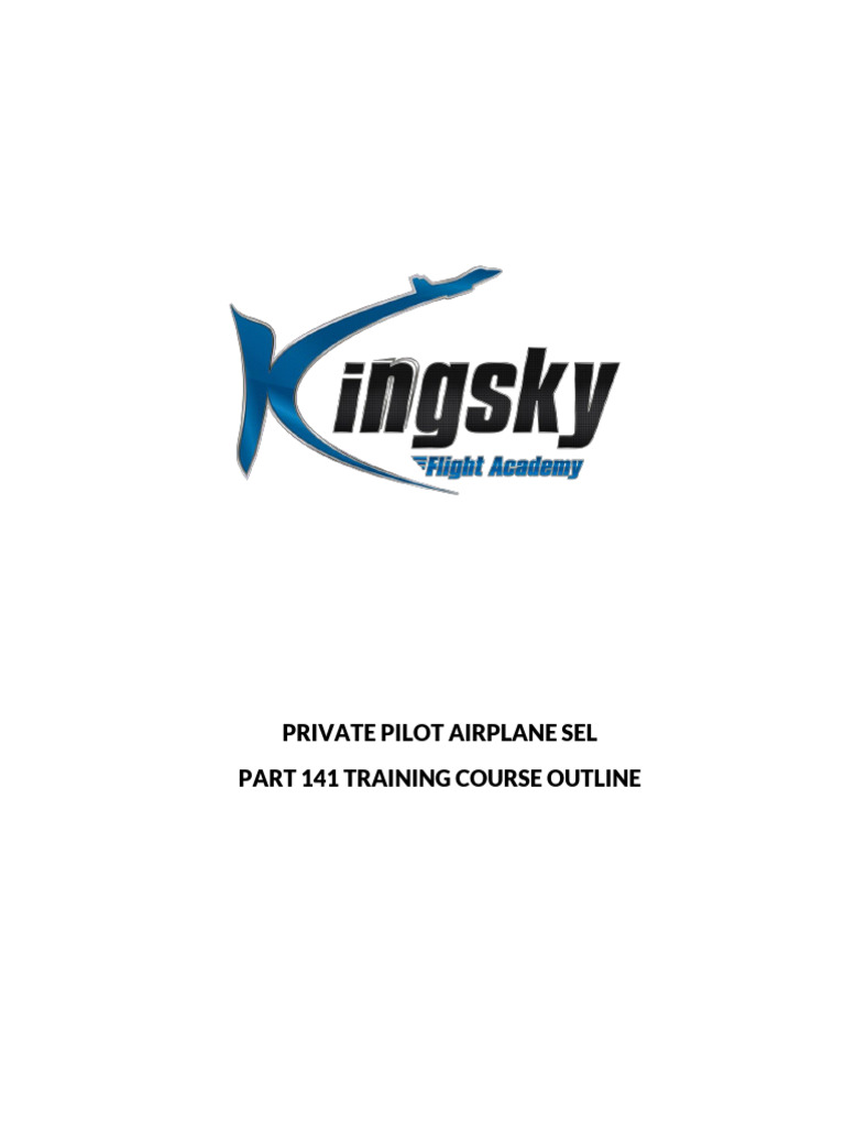 Private Pilot Airplane Course Outline | PDF | Flight Instructor | Aircraft