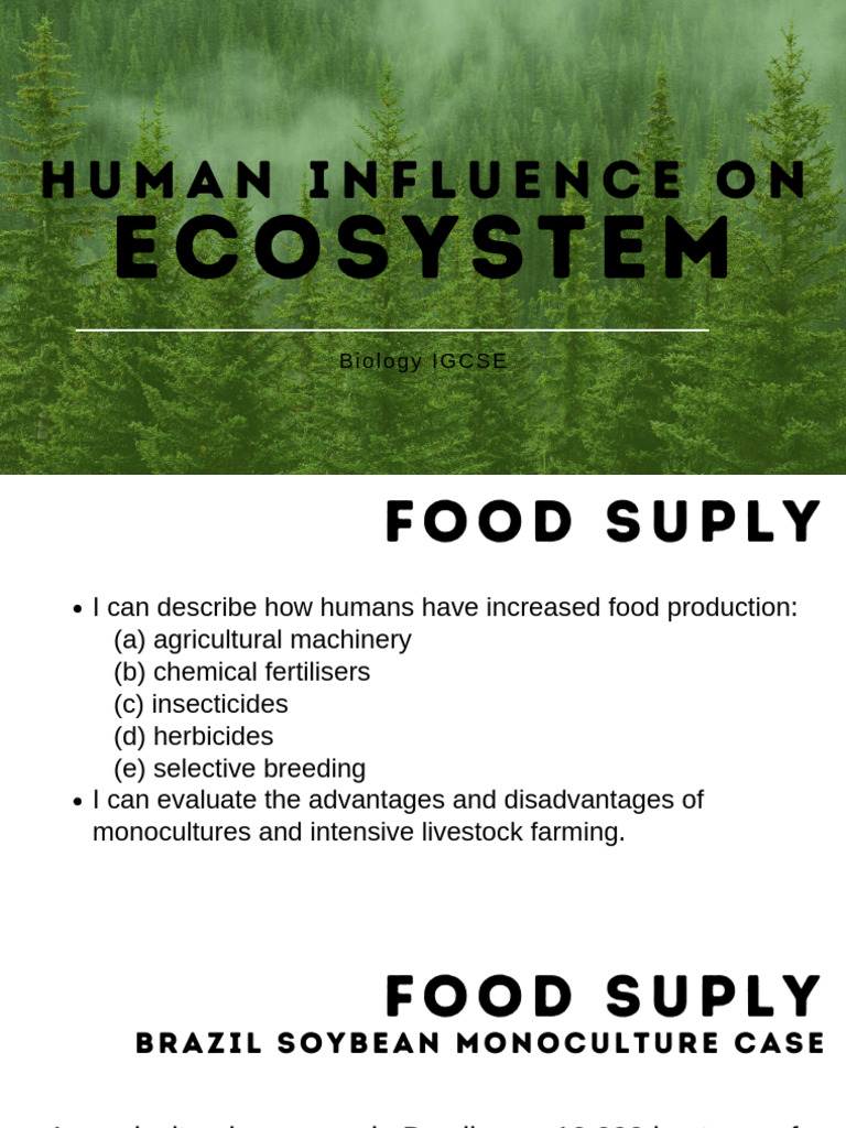 EcoSYStem | PDF | Habitat Destruction | Agriculture