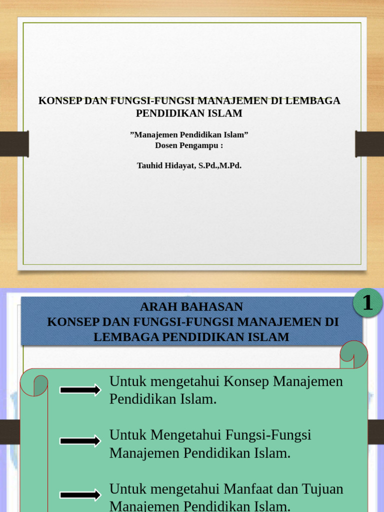 Karsip Onsep Dan Fungsi Manajerial Mplp 4 | PDF