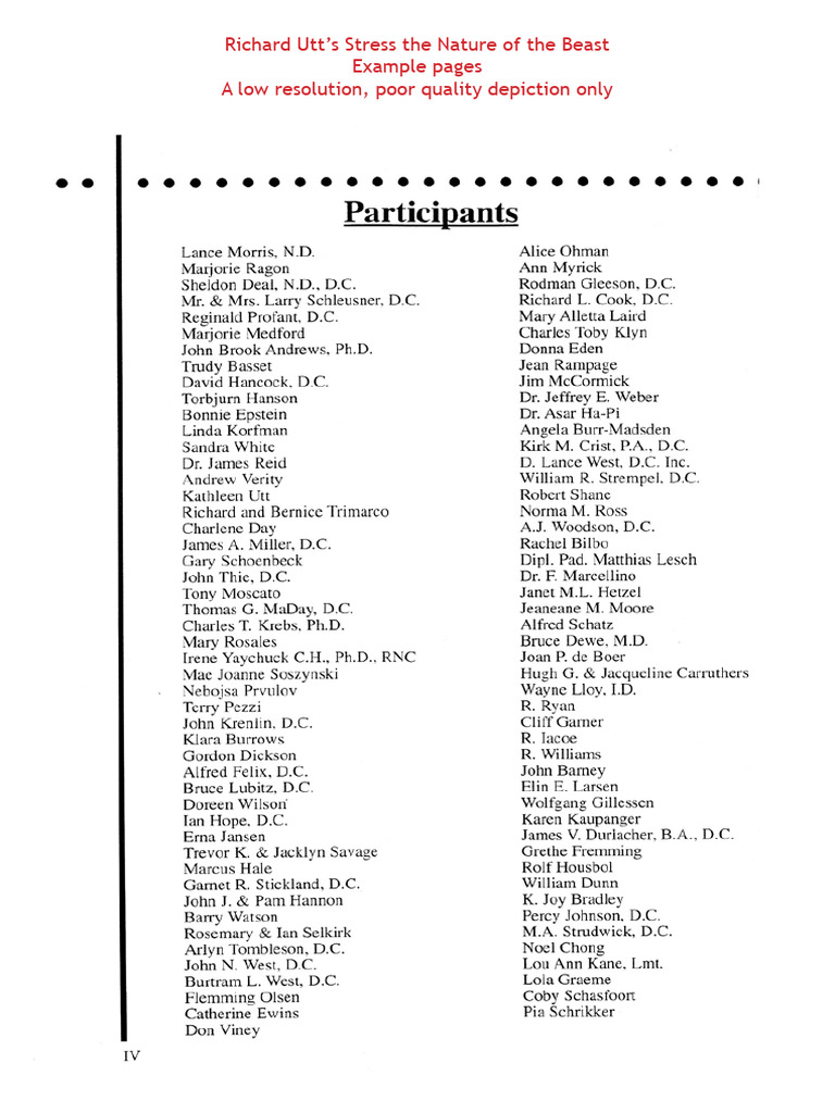 Stress Nature Beast Sample Pages | PDF