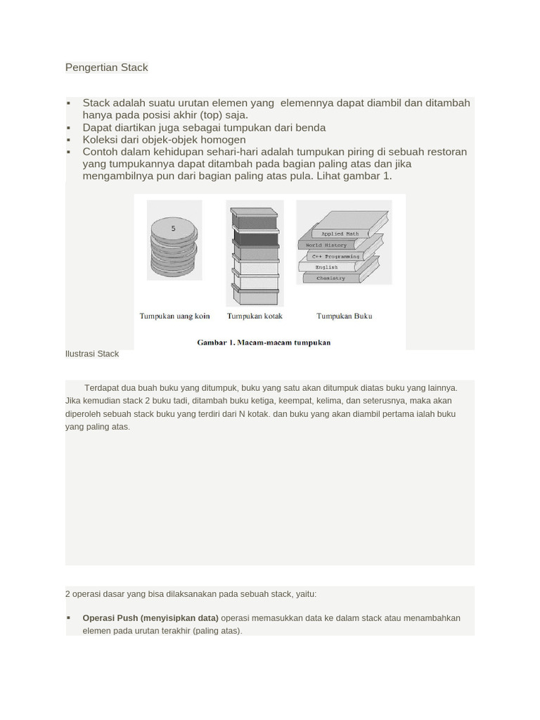 Pengertian Stack | PDF