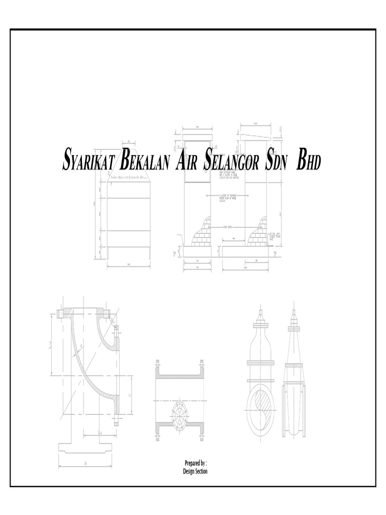 SYABAS Standard Drawings for Pipe Works | PDF | Hydraulic Engineering ...