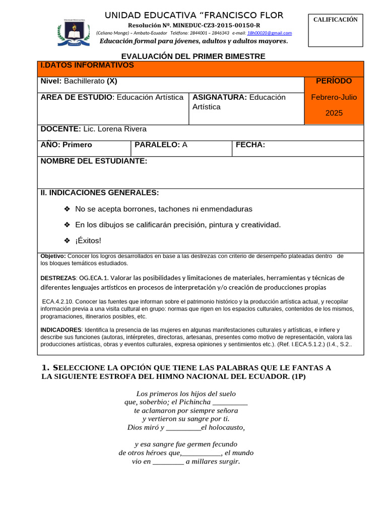 1ro ECA | PDF