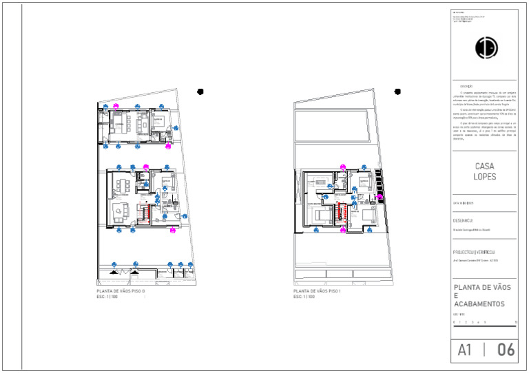 Planta de Projeto Residencial T5 Luanda | PDF | Design ambiental