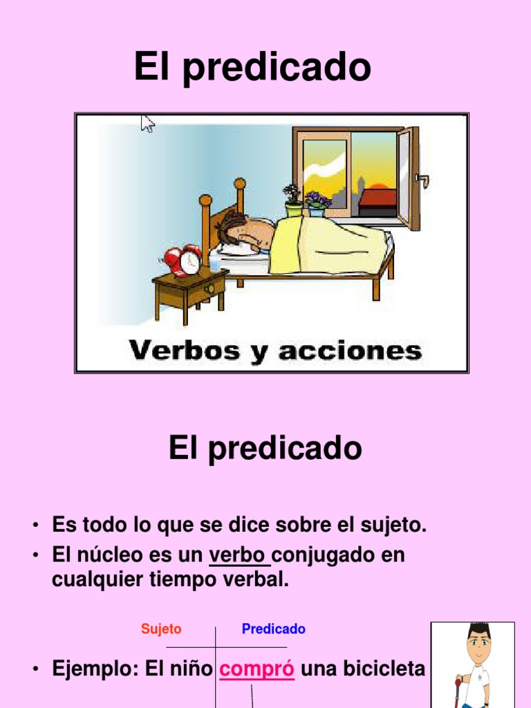 El Predicado Verbos