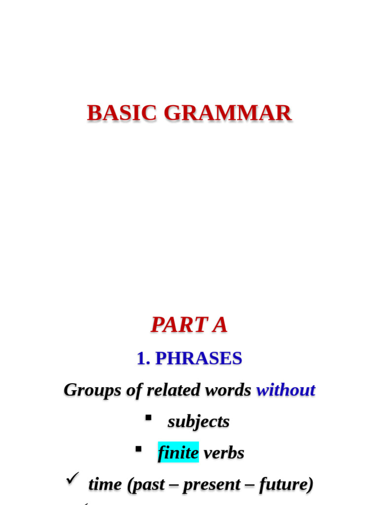 Phrases, Clauses, And Sentences | PDF | Clause | Subject (Grammar)