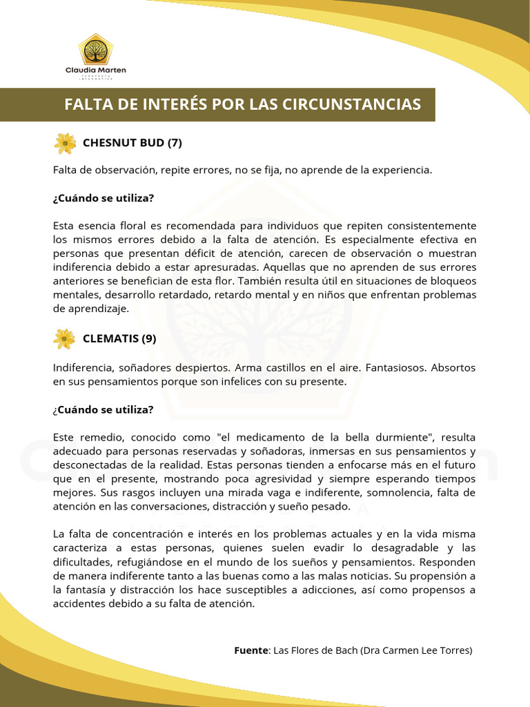 Falta de Interés Por Las Circunstancias | PDF | Depresión (estado de ...