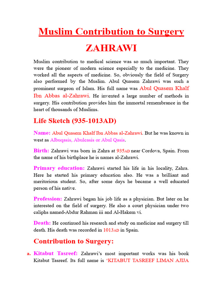 ZAHRAWI | PDF | Medical Specialties | Medicine