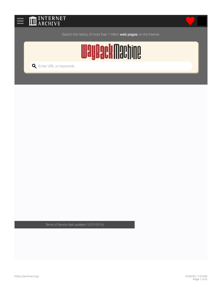 Explore 1 Trillion Archived Web Pages | PDF | World Wide Web | Internet ...