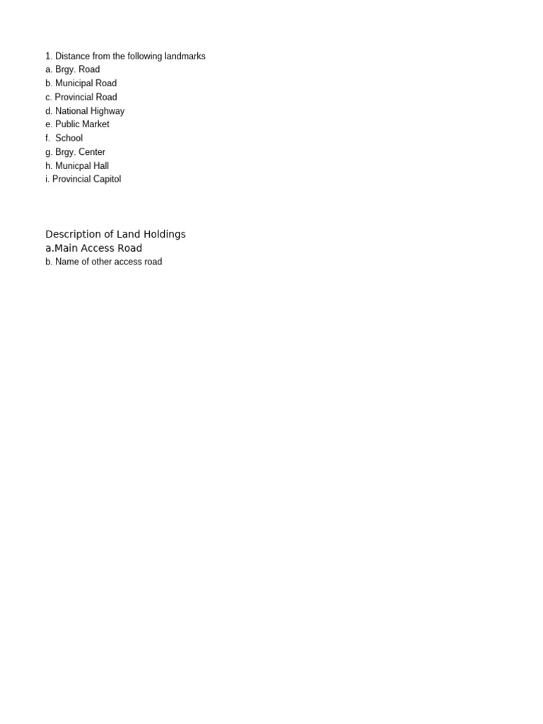 Tar2 DAR Distance List-Fin | PDF