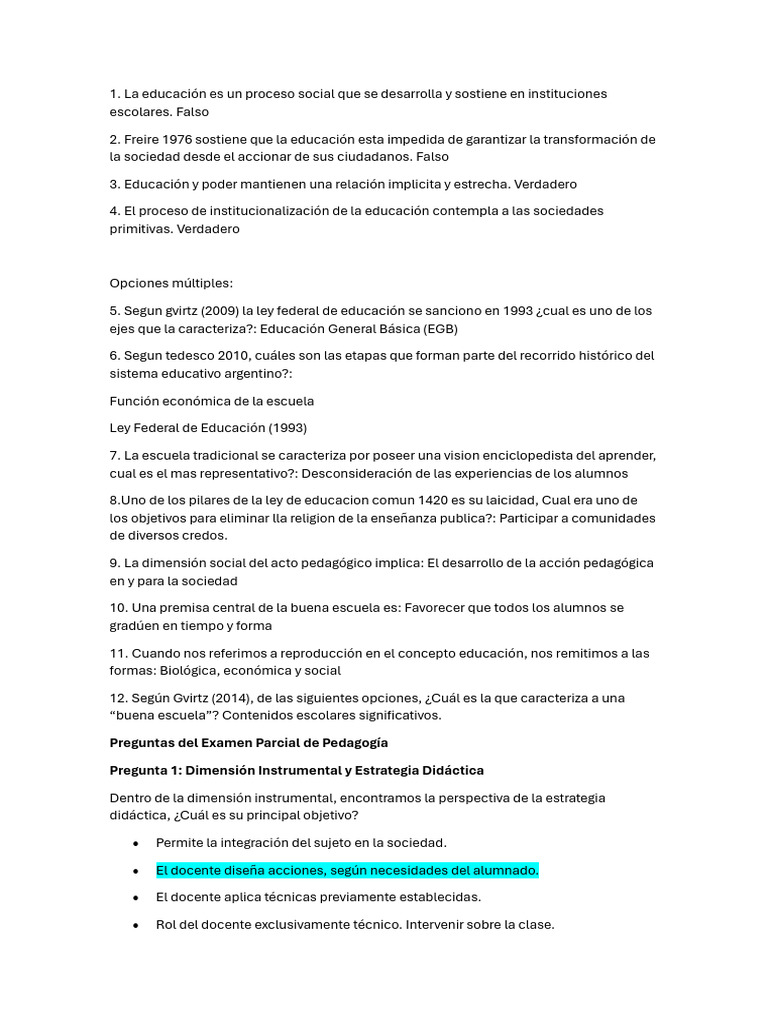 daypos recopp. daypos recopilacion de parciales kennedy | PDF | Plan de ...