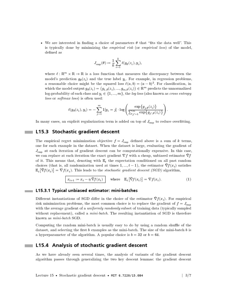 SGD3 | PDF | Estimator | Statistical Inference