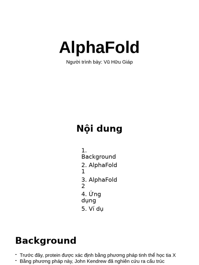 Alphafold | PDF