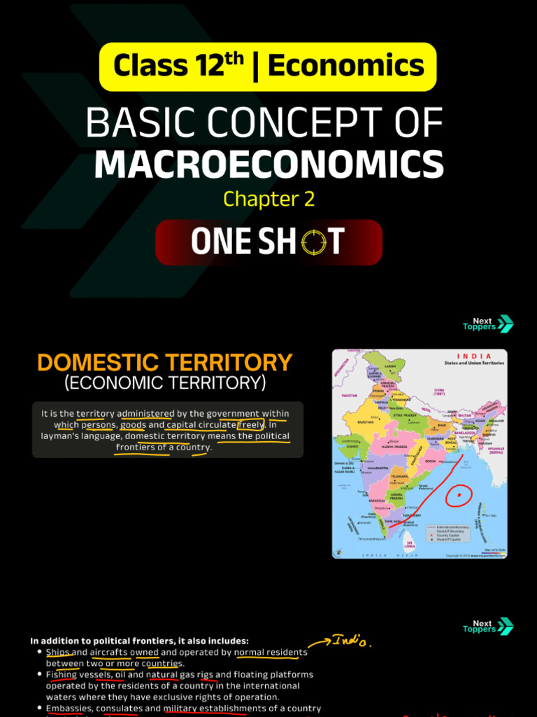 Basic Concepts of Macroeconomics Class 12 One Shot 12th Economics | PDF