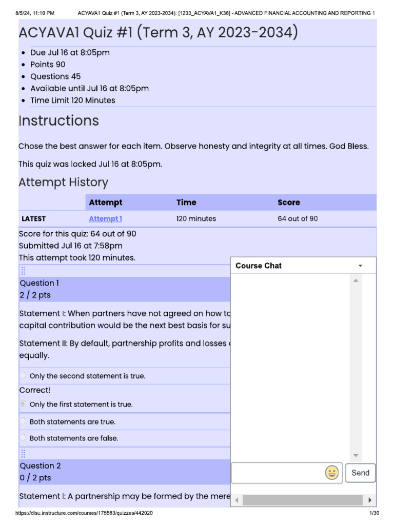 (Ay2324 T3) Q1 | PDF