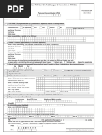 PAN Card Application and Correction Form | PDF | Applications Of ...