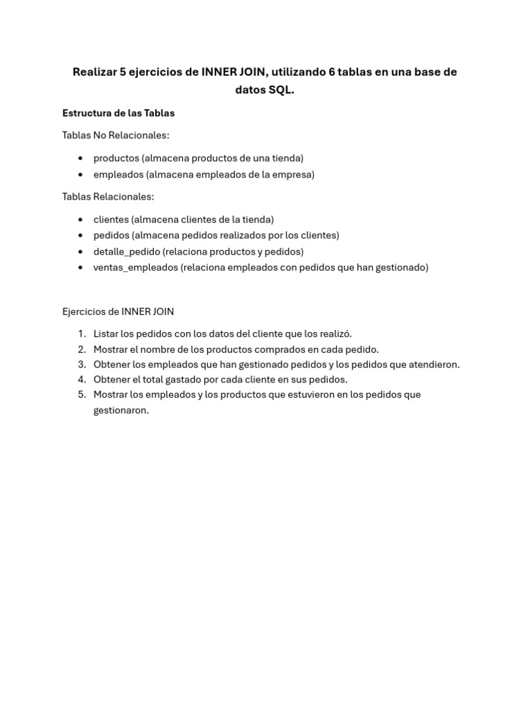 Práctica 3 - SQL Server | PDF