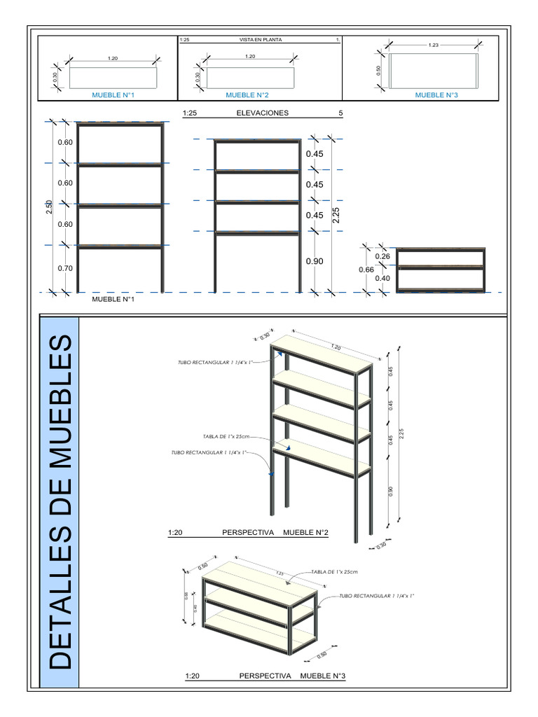 Detalles de Muebles | PDF