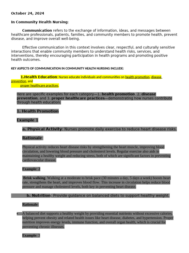Effective Communication in Community Health | PDF | Vaccines ...
