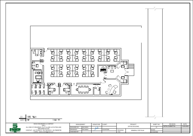 Office Building General Site Plan | PDF