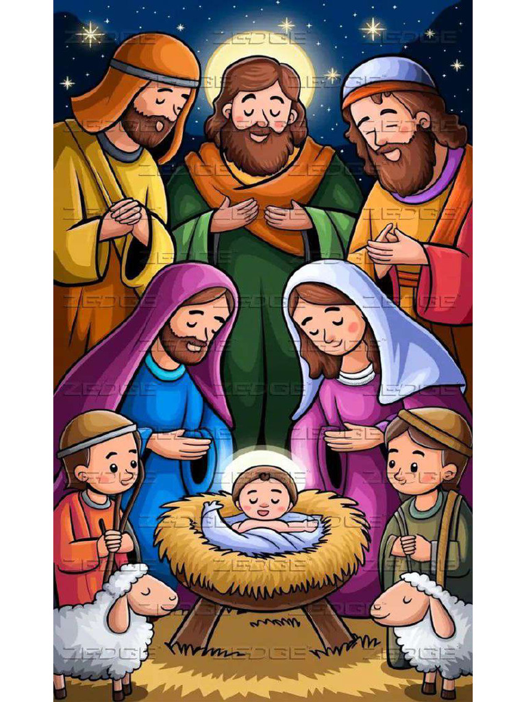 Nativity Scene Christmas Story | PDF