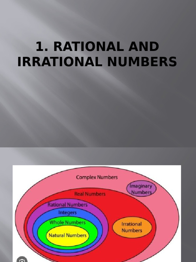 Ch1 Rational Numbers and Irrational Numbers | PDF