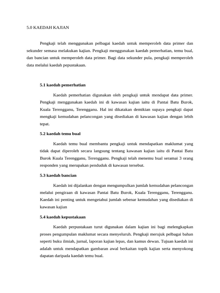 Kaedah Kajian Geo | PDF