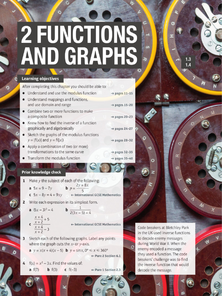 Functions and Graphs | PDF