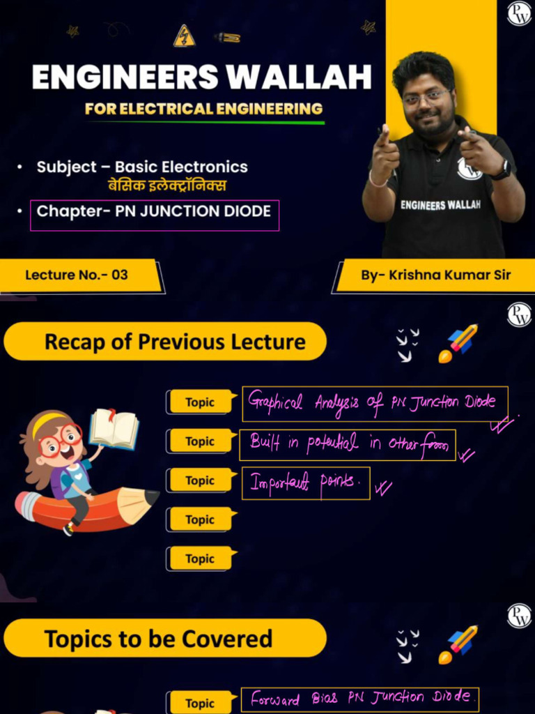 PN Junction Diode 03 _ Class Notes (1) | PDF