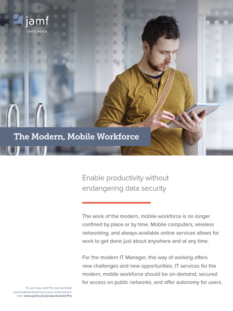 The Modern Mobile Workforce | PDF | Apple Inc. | Computer Network