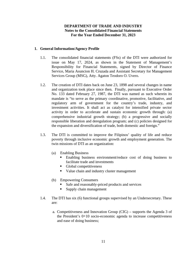 09-DTI2023 Part1-Notes To FS | PDF | Fair Value | Depreciation