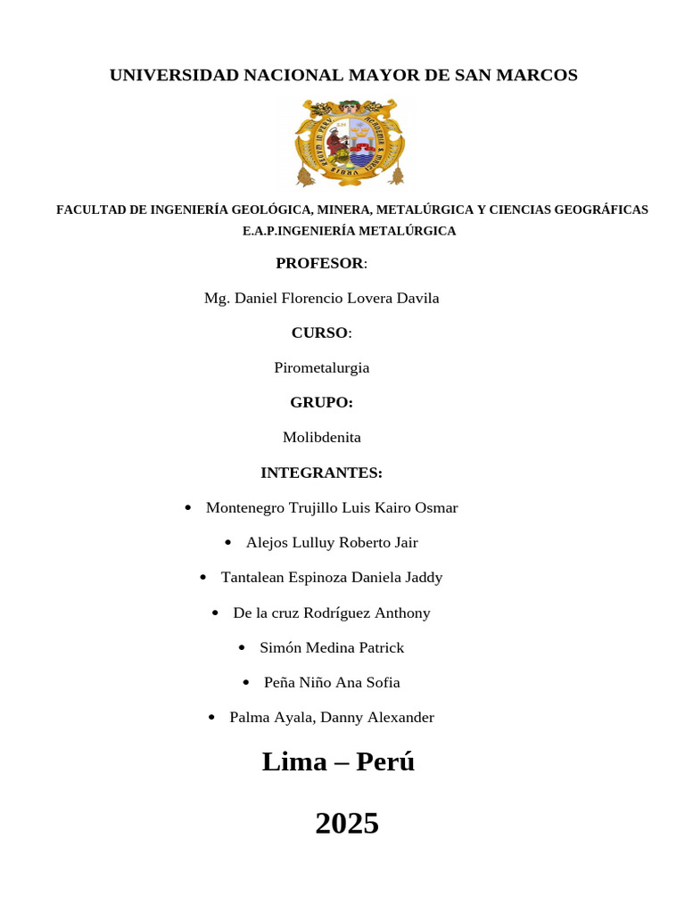 PC de Labo N°7 | PDF | Estaño | Metalurgia