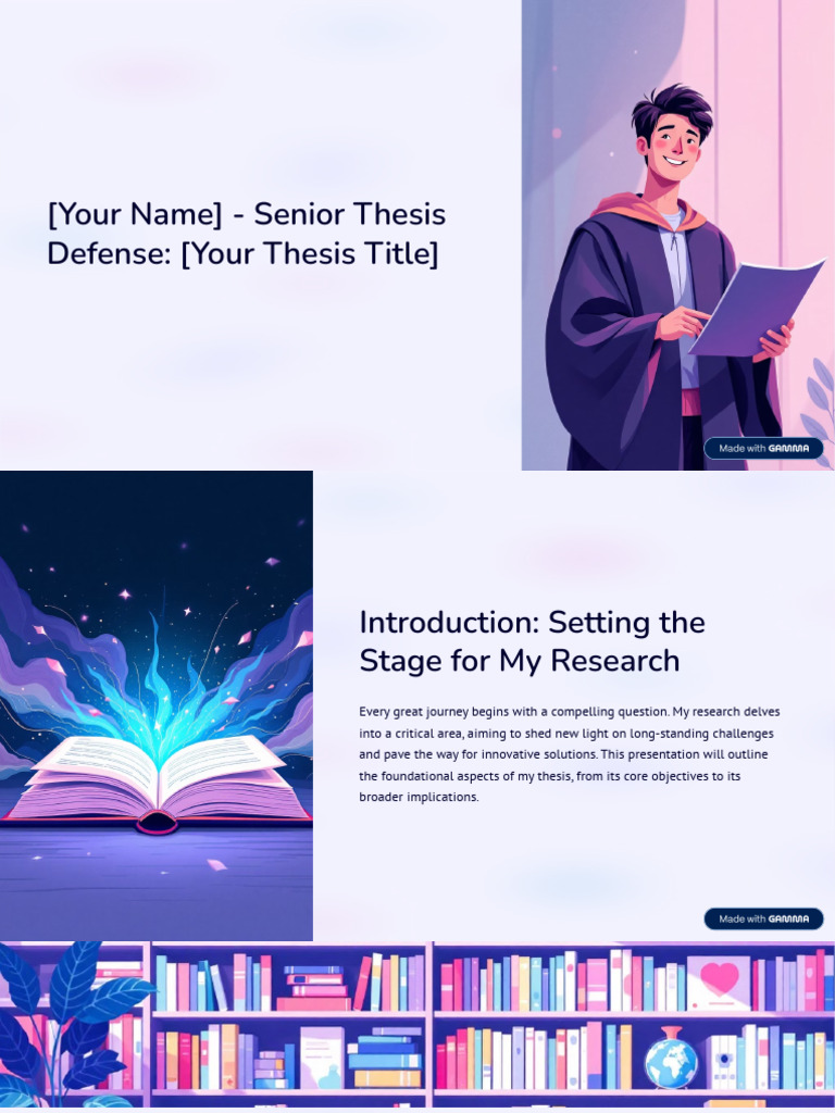 Your Name Senior Thesis Defense Your Thesis Title | PDF | Methodology ...