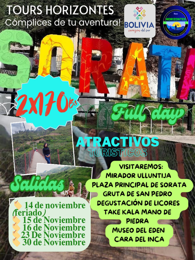 Tours Aventura en Sorata: Reserva Ya | PDF | Bancario | Servicios ...