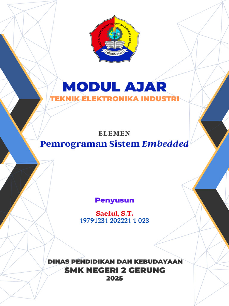 Pemrograman Sistem Embedded SMK | PDF