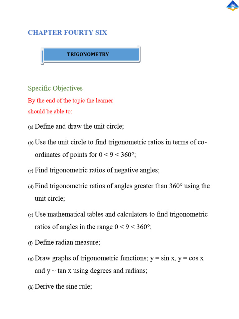 Trigonometry 2 | PDF | Trigonometry | Euclidean Plane Geometry