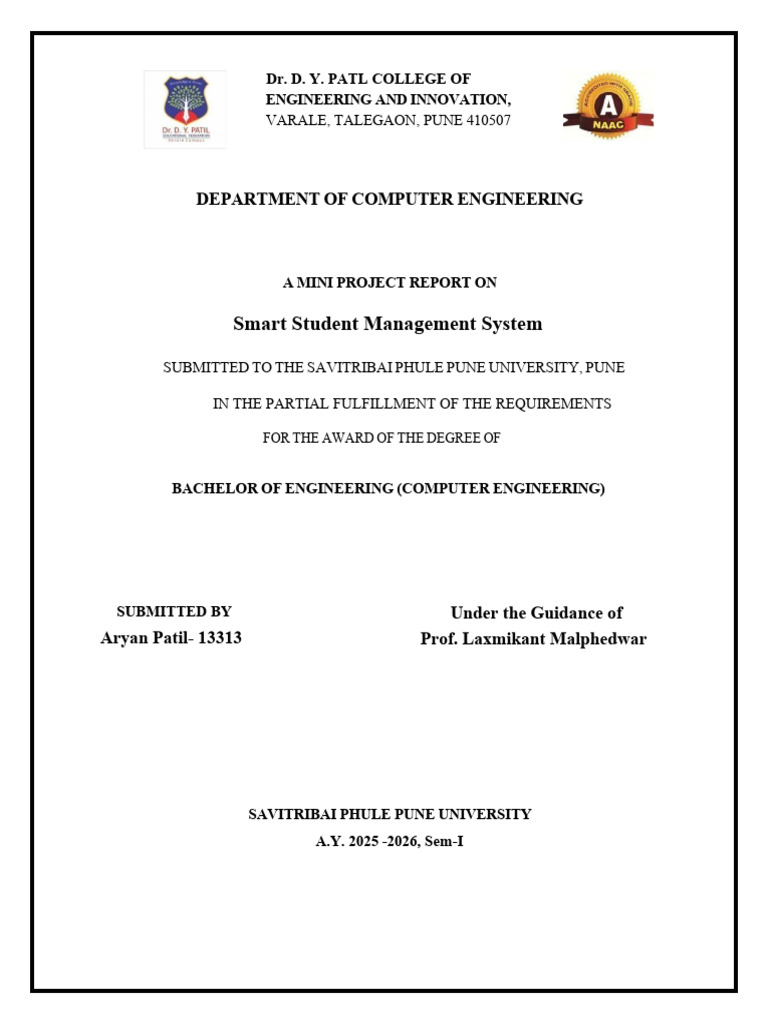 Student Management System | PDF | Databases | Usability