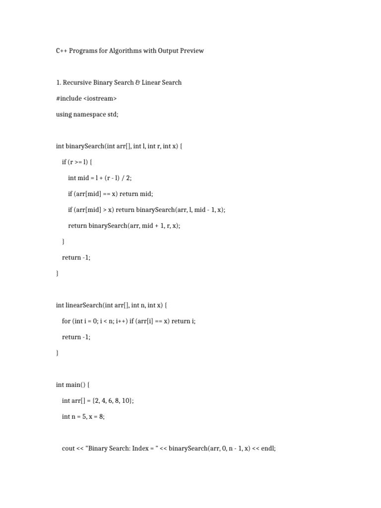 Algorithms Full | PDF
