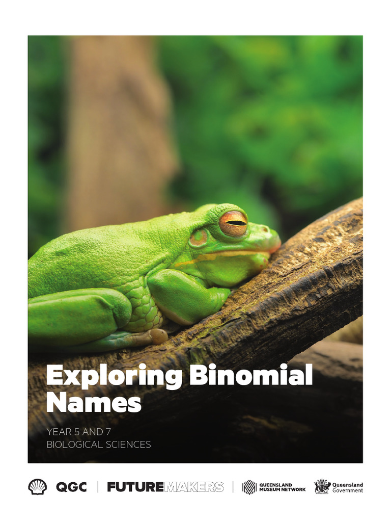 Qm080 Exploring Binomial Names 20230130 | PDF | Science | Species