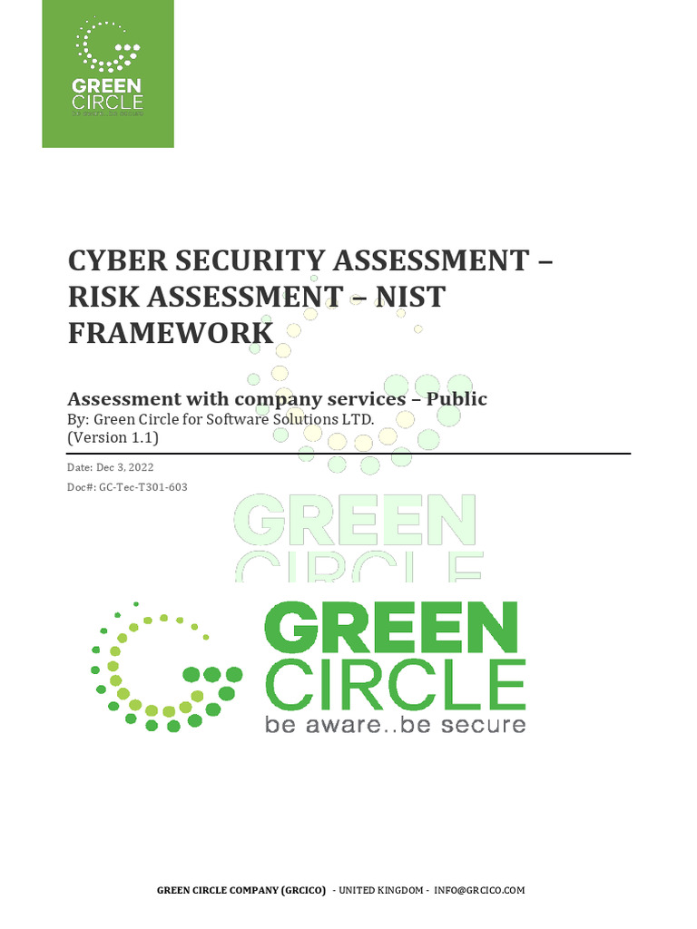 Cyber Security Assessment NIST | PDF | Security | Computer Security