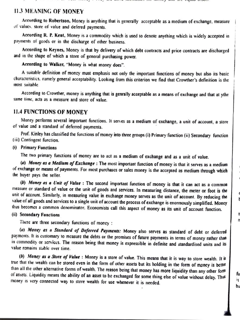Module 4 | PDF | Money | Medium Of Exchange
