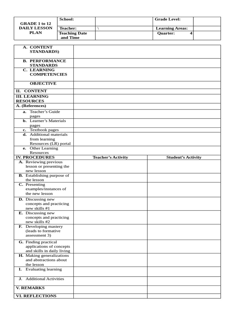 LP For Medterm Demo. Pag Tagalog Ang A Demo Ay Baguhin Nalang. | PDF