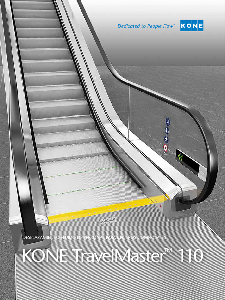KONE TravelMaster 110 - tcm117-18109 | PDF | Escalera | Diodo emisor de luz