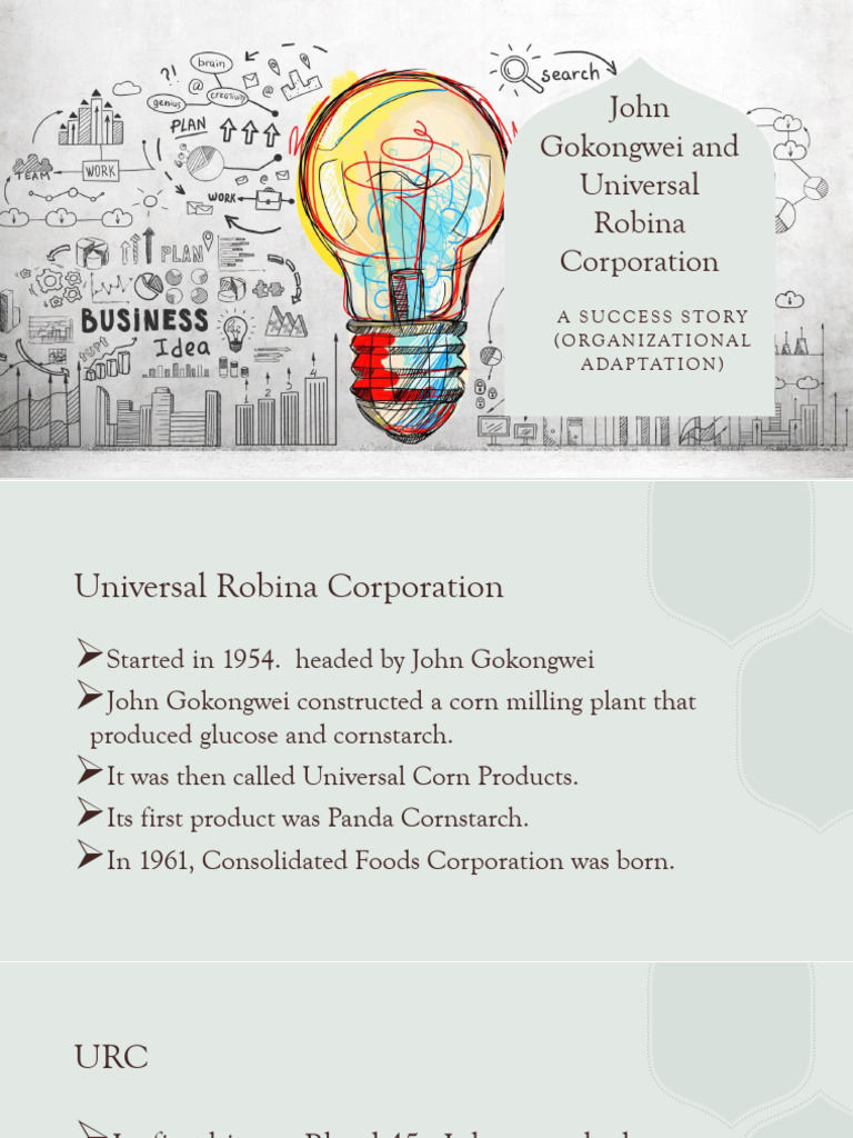 John Gokongwei and URC | PDF