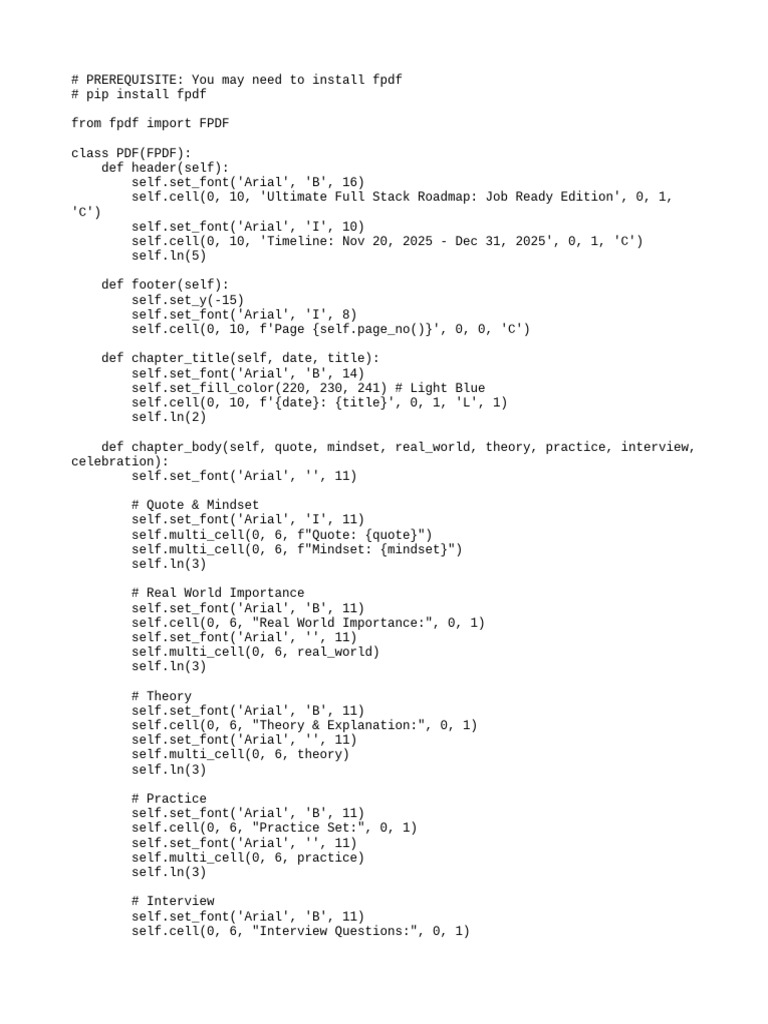 Full Stack Roadmap | PDF | Software Development | Computing